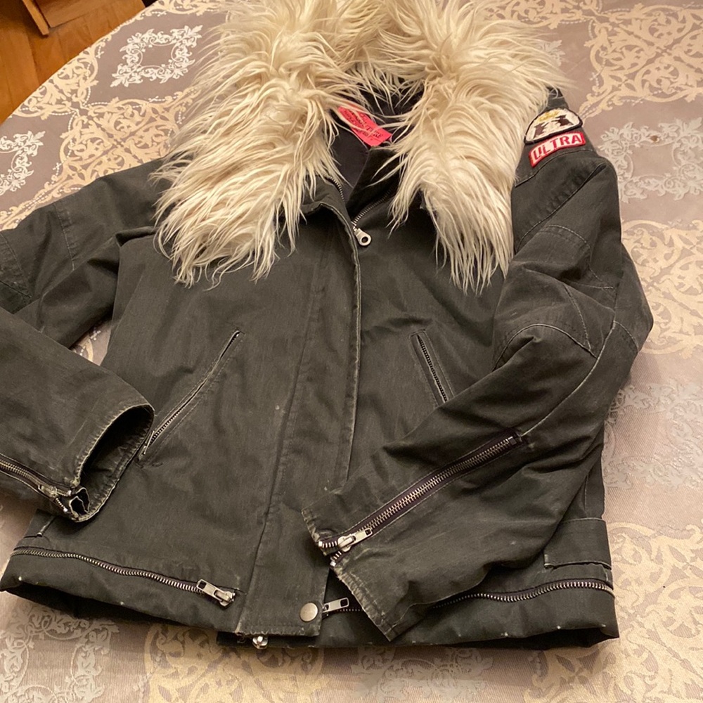 Very Cute, Juicy Couture, Dark Green Jacket - Gem